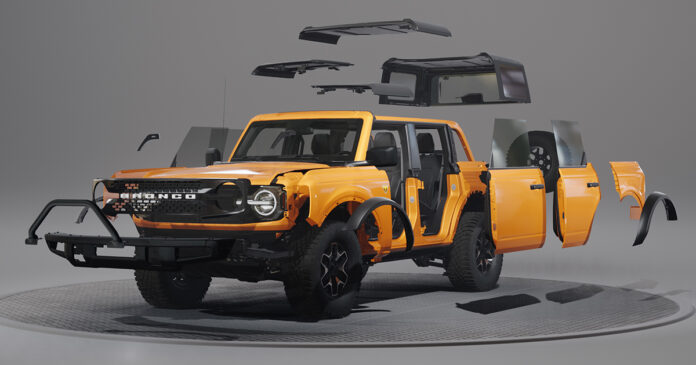 El Ford Bronco puede ser personalizado y desarmado como y cuando uno ...