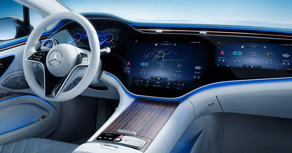 Mercedes-Benz presenta el interior de su lujoso sedán eléctrico: el EQS ...