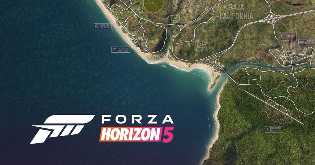 Este es el mapa de México en Forza Horizon 5 en todo su esplendor ...