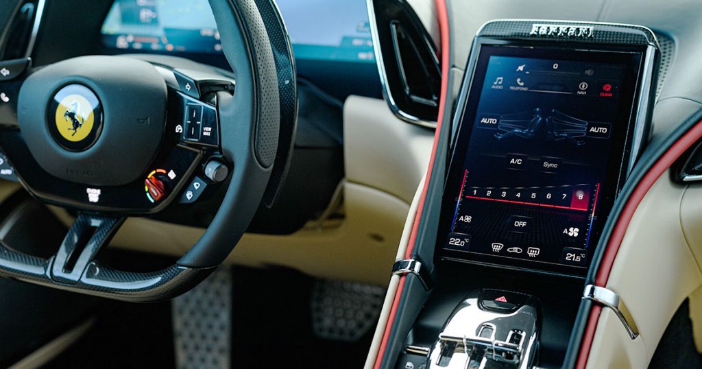 Ferrari patenta sistema de aire acondicionado que detecta la ...