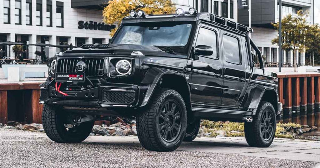 Brabus 800 Adventure XLP Superblack: Una pickup 4x4 más elegante ...