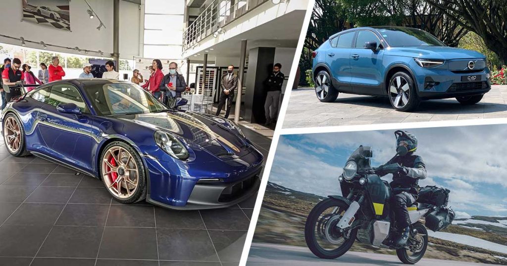 Porsche 911 GT3, Husqvarna Norden 901 y Volvo C40 Recharge: Resumen de ...