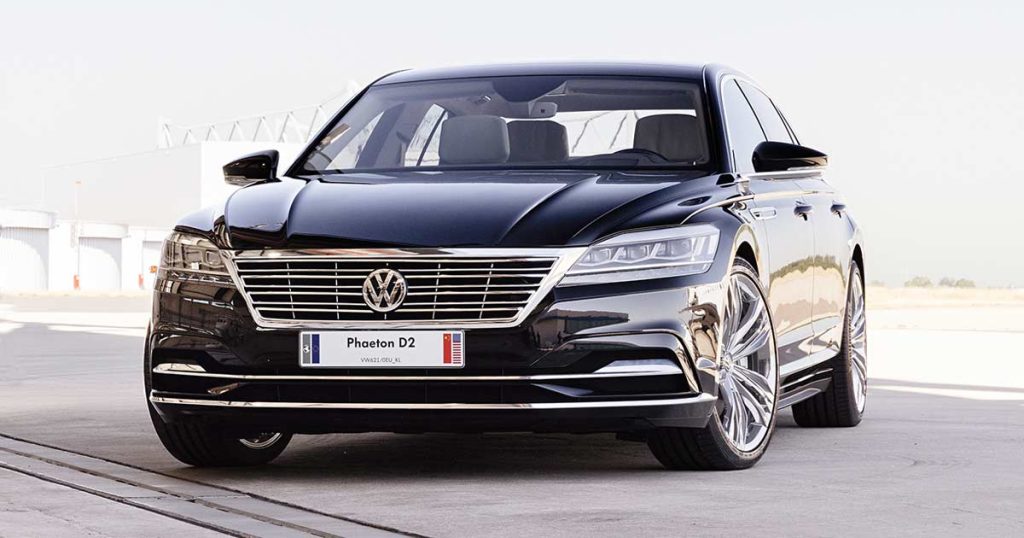 En su aniversario #20, Volkswagen nos muestra el Phaeton D2 que no pudo ...