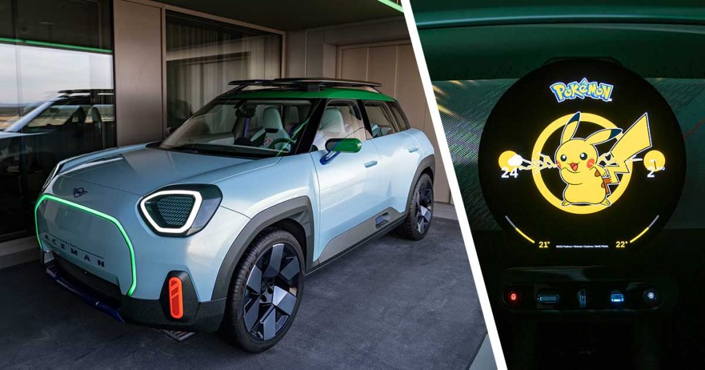 Mini se asoció con Pokemon y le dio esta temática al Aceman Concept ...