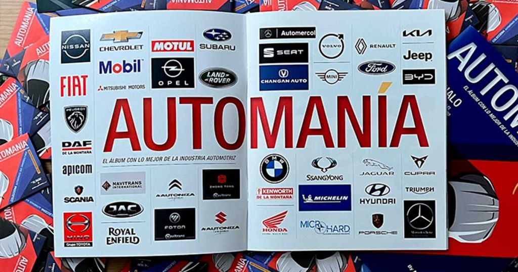 Automanía es el álbum automotriz colombiano con el que se puede ganar ...