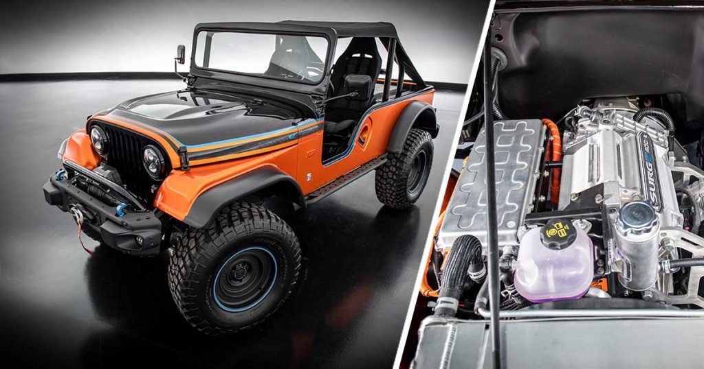 El Jeep CJ Surge concept es un clásico 4x4 con poder eléctrico para el SEMA - Fuel Car Magazine