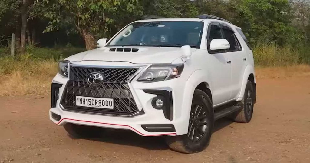 Una compañía india actualiza su Toyota Fortuner para verse como un ...