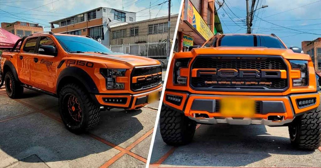 “Made in Colombia”: alguien transformó una Ford Ranger en una F-150 ...
