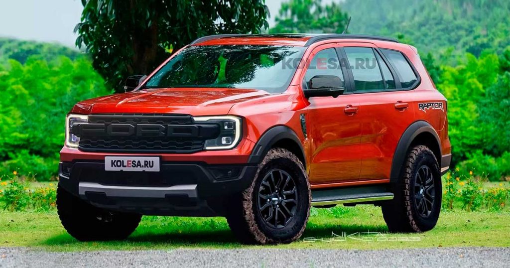 Un artista imagina al Ford Everest Raptor, la variante SUV de la Ranger ...