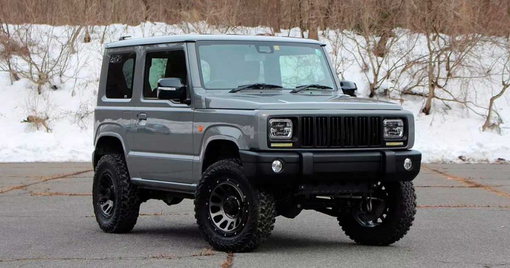 4x4 al cuadrado: este es un Suzuki Jimny con cara de Jeep Cherokee ...