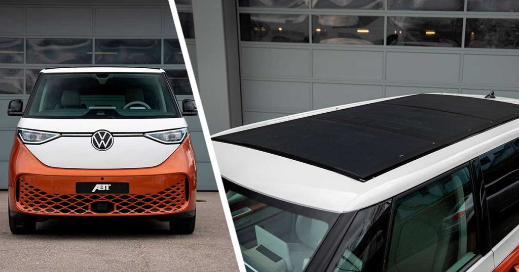 ABT modifica al Volkswagen ID.Buzz agregando paneles solares para más ...