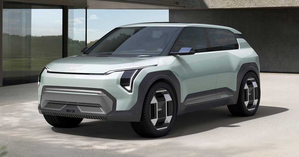 Kia encogió los EV5 y EV9 para crear al igual de impactante EV3 Concept - Fuel Car Magazine