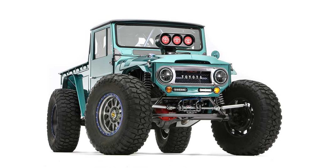 Toyota FJ Bruiser: una “FJ40 hot rod” envenenada con un V8 de NASCAR ...