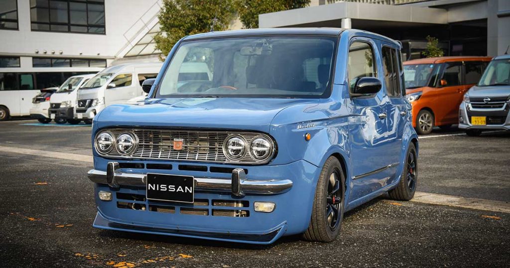 Este Nissan Cube con rostro de Datsun es la máxima expresión de la onda ...