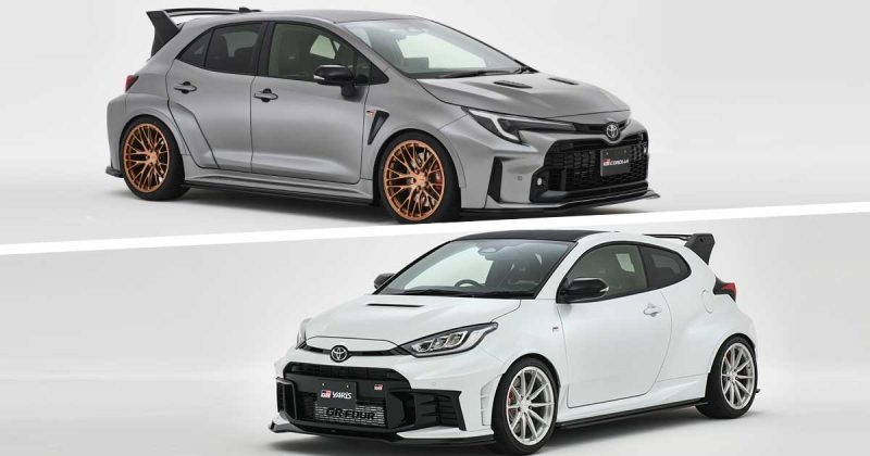 Toyota le da sabor al GR Corolla y Yaris con un bodykit inspirado en el ...