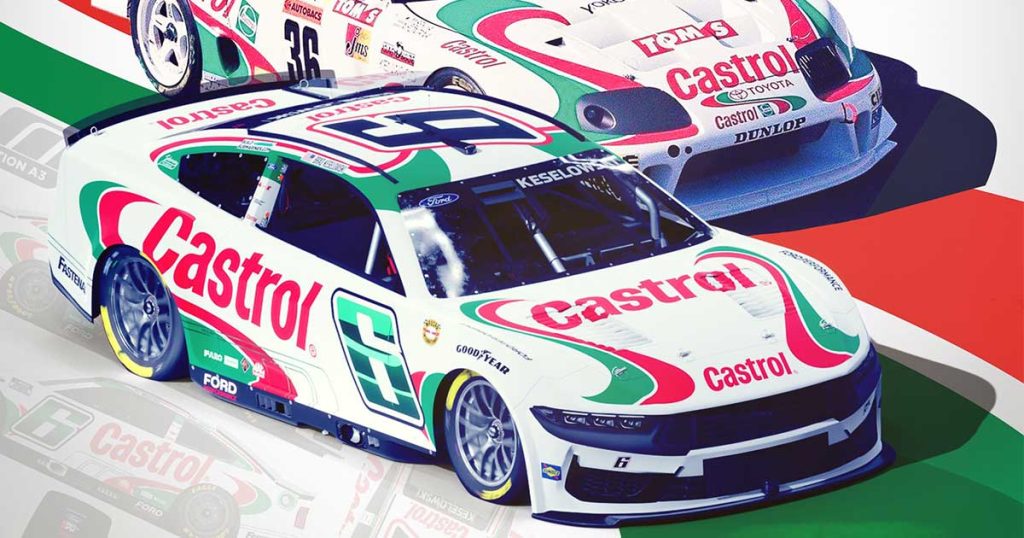 El Castrol Supra está de regreso, como un tributo en NASCAR adornando ...