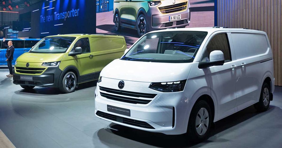 La Volkswagen Transporter tiene séptima generación y es una Ford ...