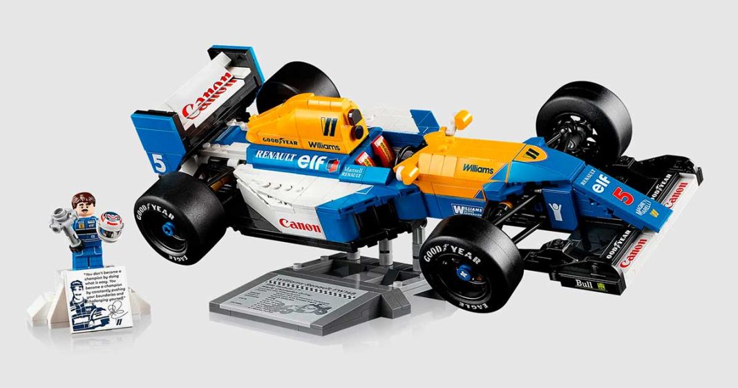 El Williams FW14B de Nigel Mansell revive, cortesía de Lego - Fuel Car ...