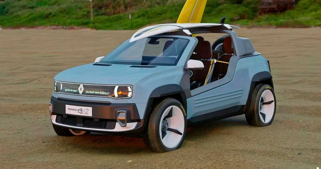 El Renault 4 Plein Air revive, reimaginado como un buggy eléctrico ...