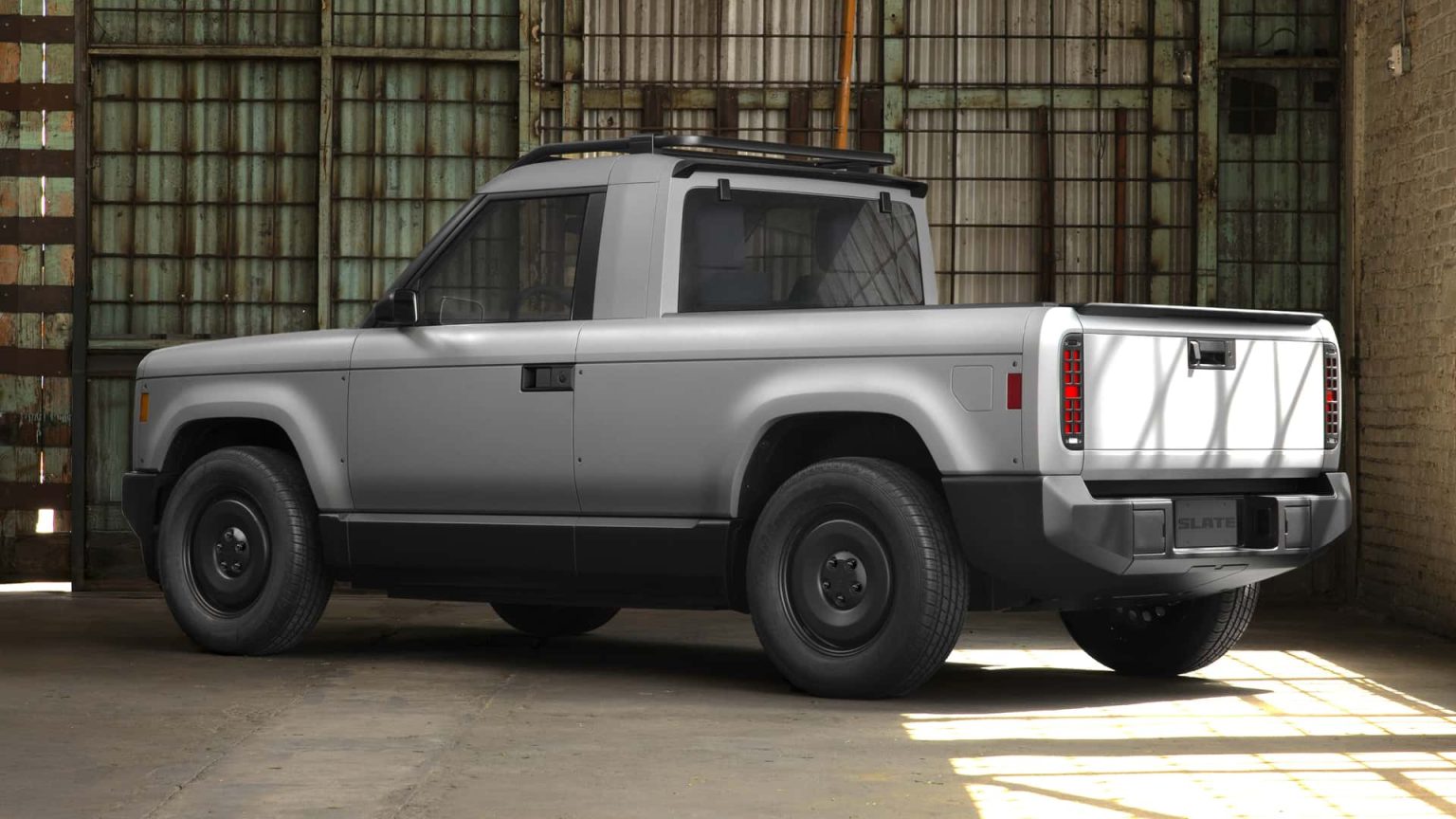 Slate presenta su pickup eléctrica que se convierte en SUV… con ayuda ...
