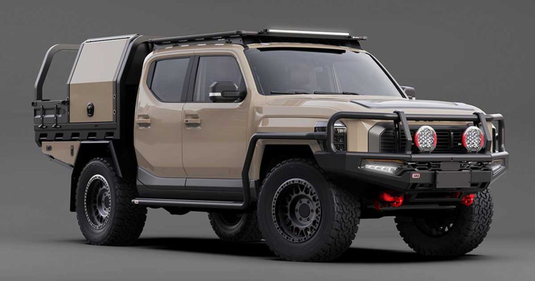 ARB modifica a la Kia Tasman con un aspecto todoterreno y aventurero ...